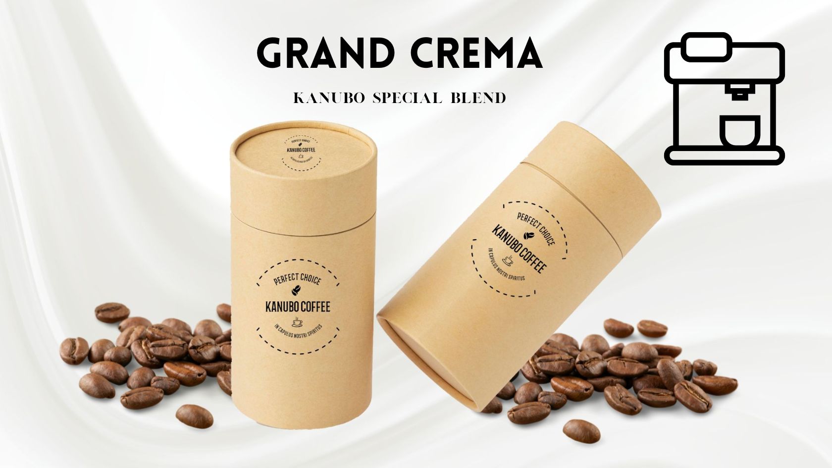 Grand Crema Whole Beans 8 oz – Kanubo Coffee